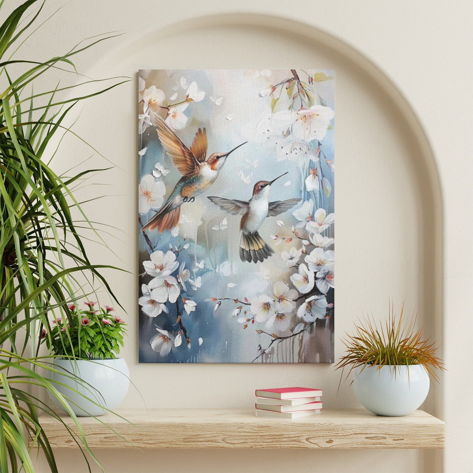 Distiny Flower Bird Canvas Wall Art Decorations for Bedroom Bathroom ...