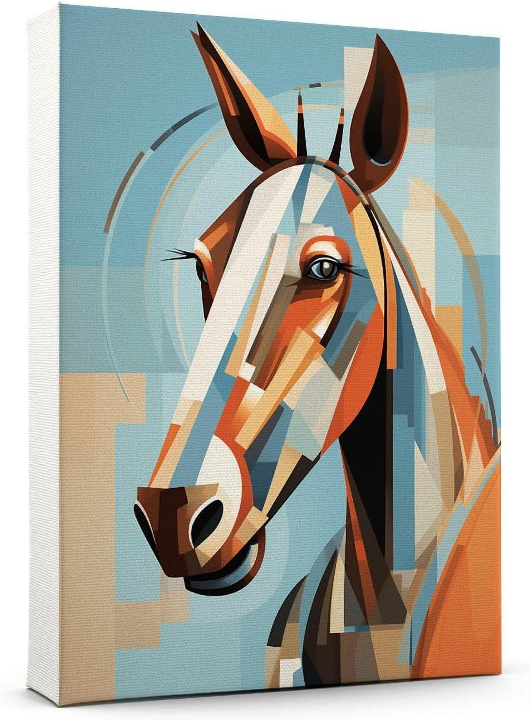 Distiny Hudo Donkey Wall Art Canvas Thinking - Donkey Painting on ...