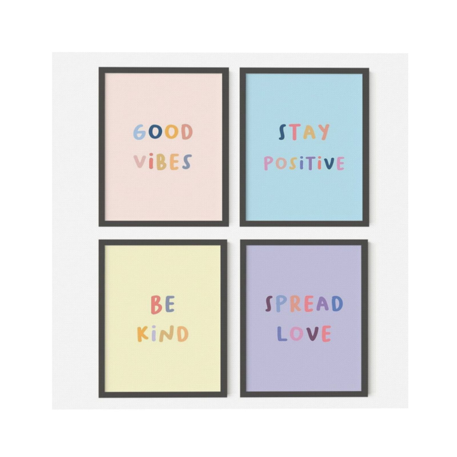 Distiny Kid Affirmations Wall Decor Unframed Inspirational Quotes for ...