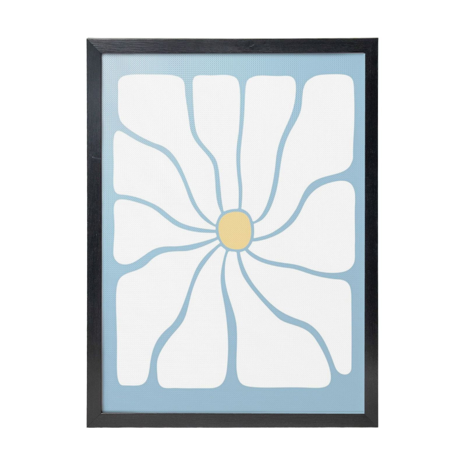 Distiny Unframed Blue Aesthetic Daisy Artwork-Blue Posters for Room ...