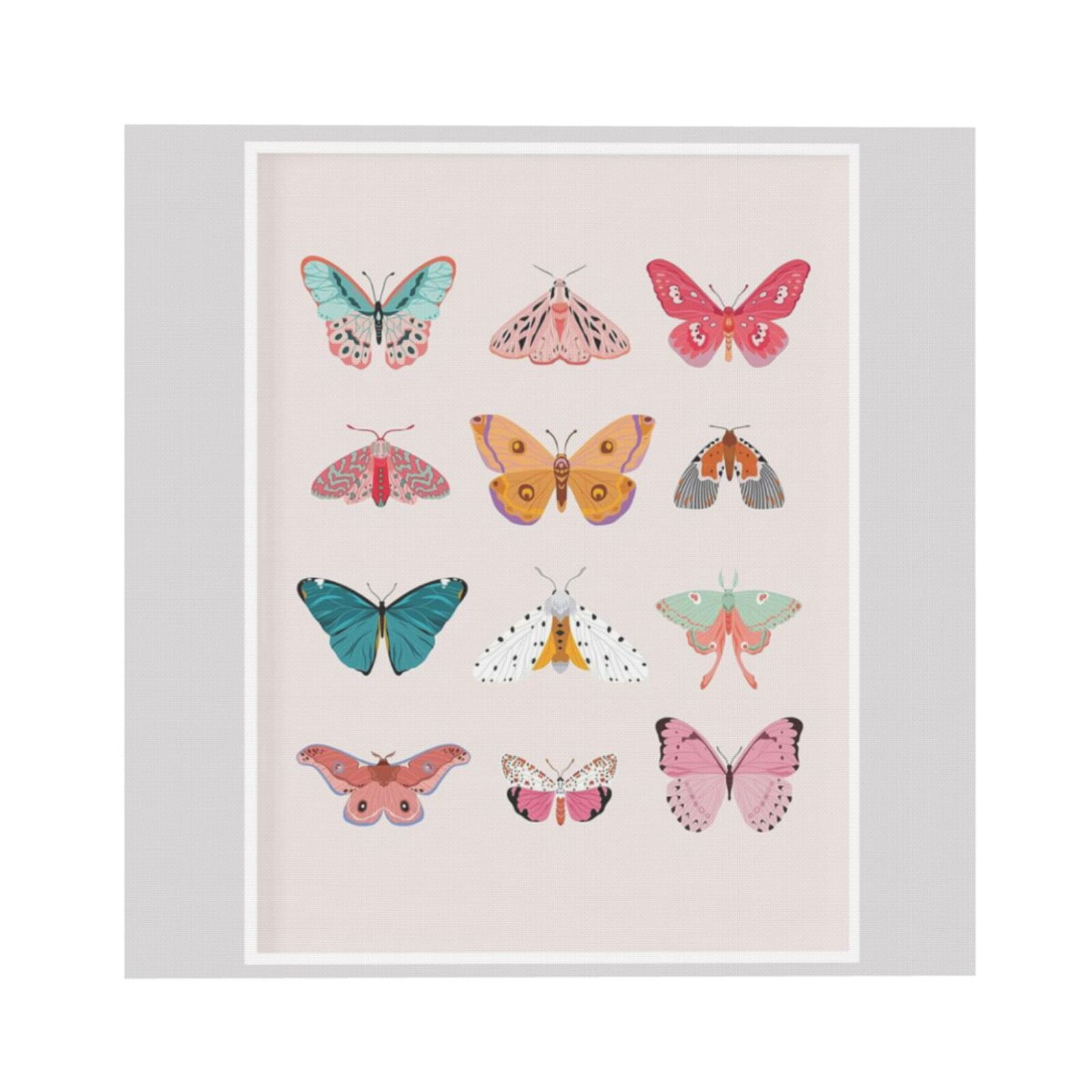 Distiny Unframed Vintage Butterfly Posters & Prints Butterflies Wall ...