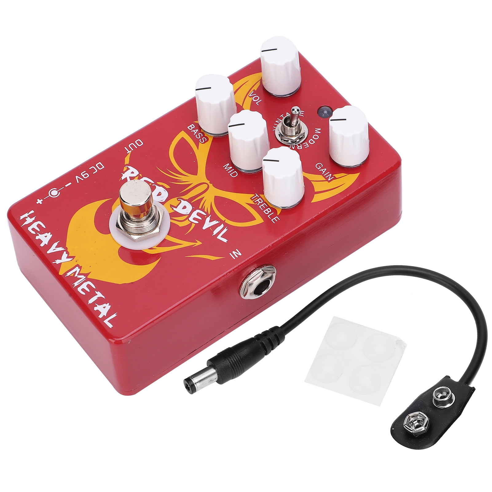 Distortion Guitar Pedal Red Devil Heavy Metal Tone Effect Electric ...