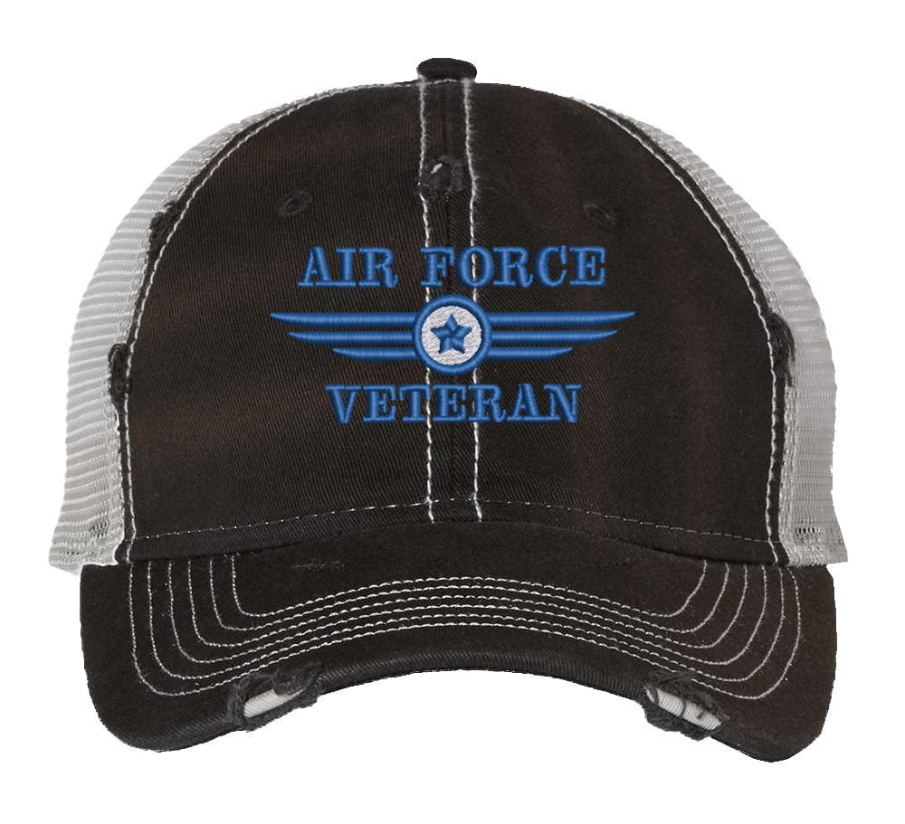 Air Force Retired Caps - USAF Military Trucker Hat Embroidered Logo ...