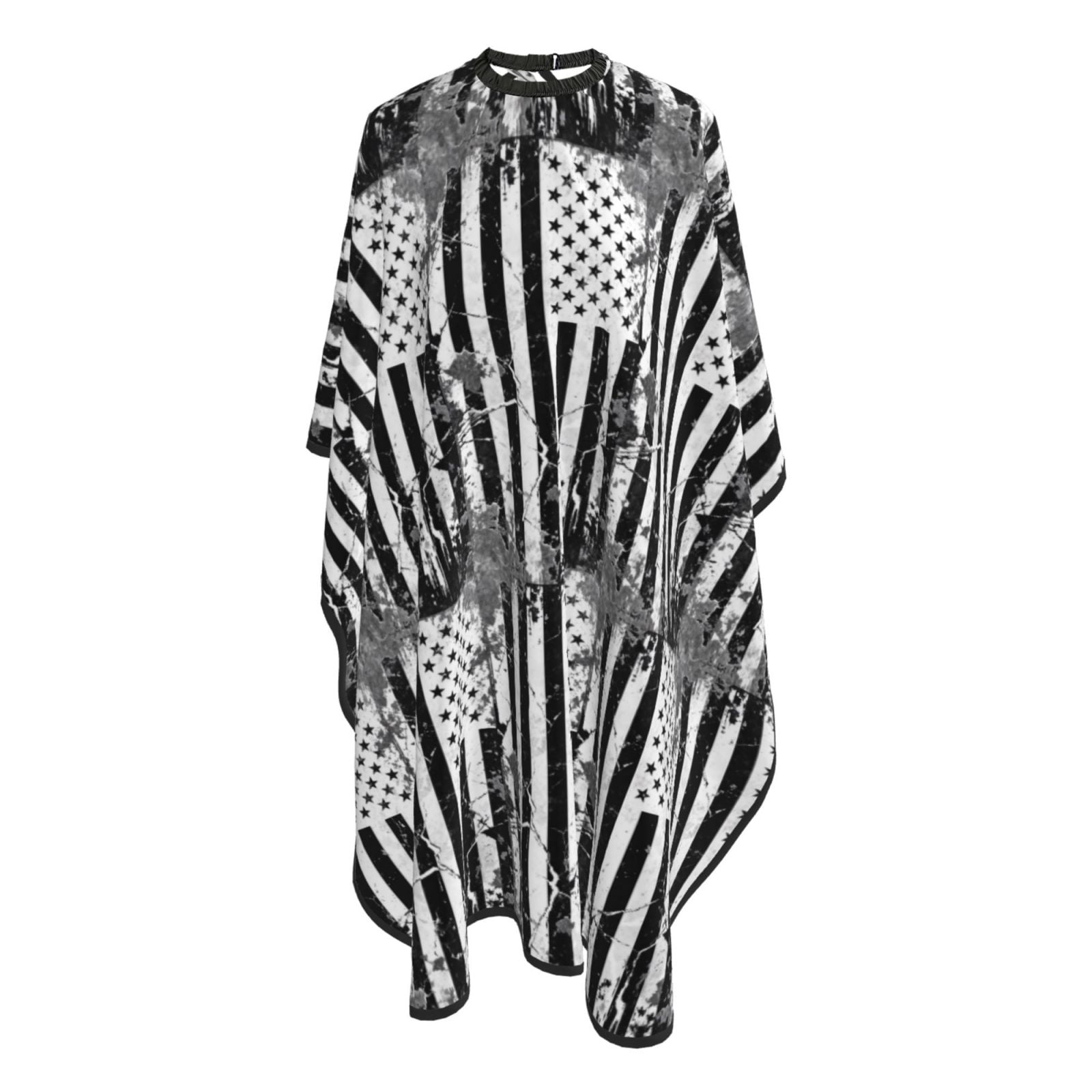 Distressed America Flag Barber Cape 66"x55" Salon Hair Cutting Haircut ...
