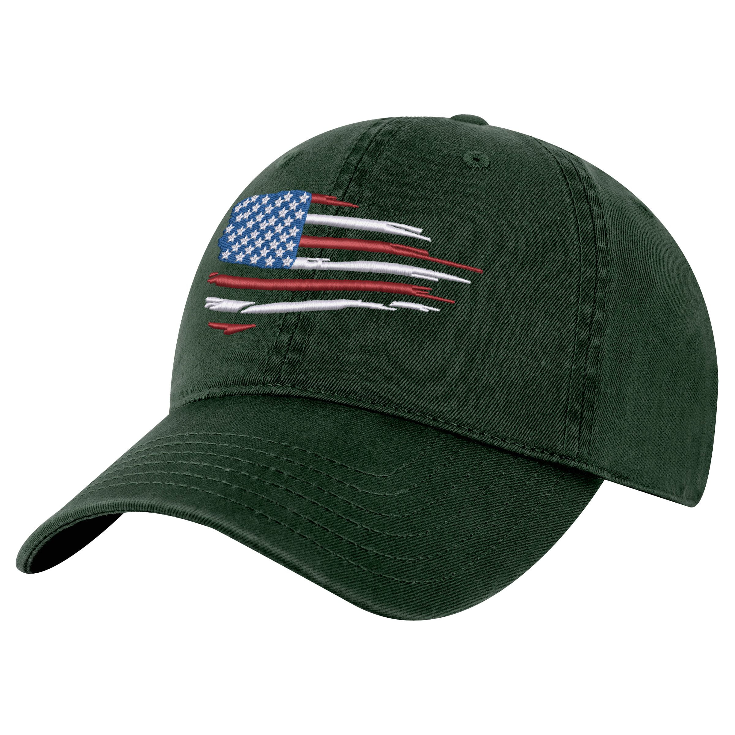 Distressed American Flag Hat – Red White Blue Patriotic Baseball Cap ...