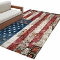 Distressed American Flag Kitchen Runner Rug 2.7x5 Washable Runners for ...