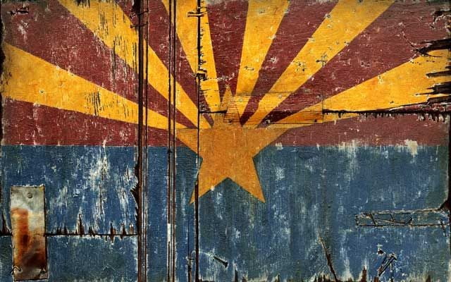 Distressed Arizona Flag Wall DÃ©cor - Walmart.com