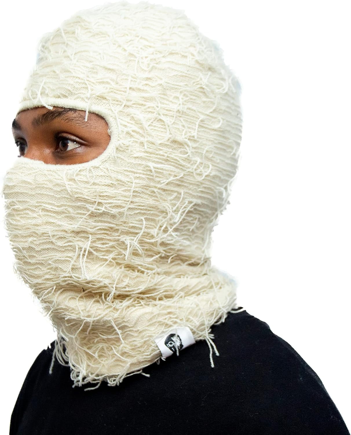 Distressed Balaclava Knitted Full Face Ski Mask Wind Proof Premium One ...