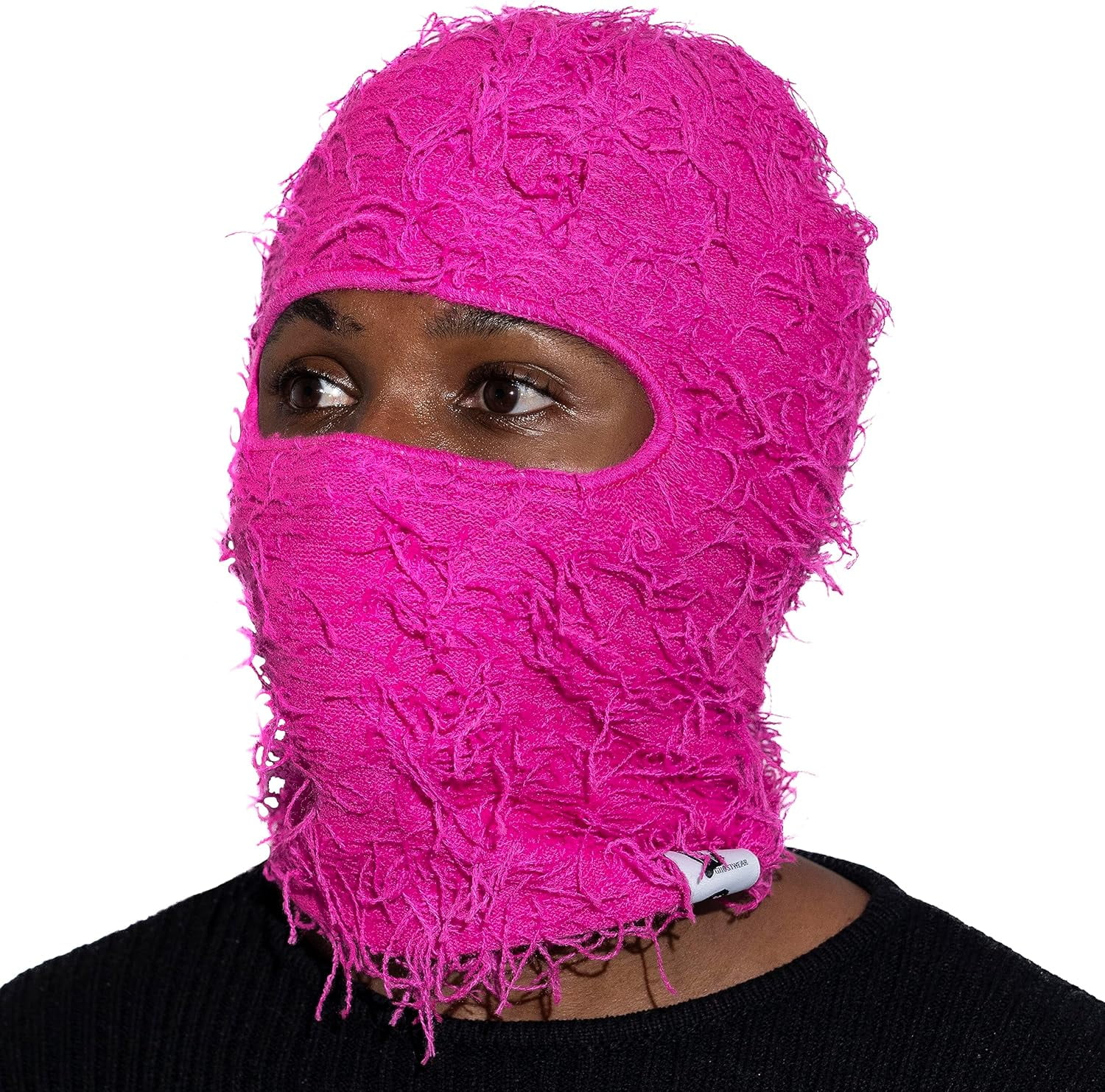 Distressed Balaclava Knitted Full Face Ski Mask Wind Proof Premium One ...