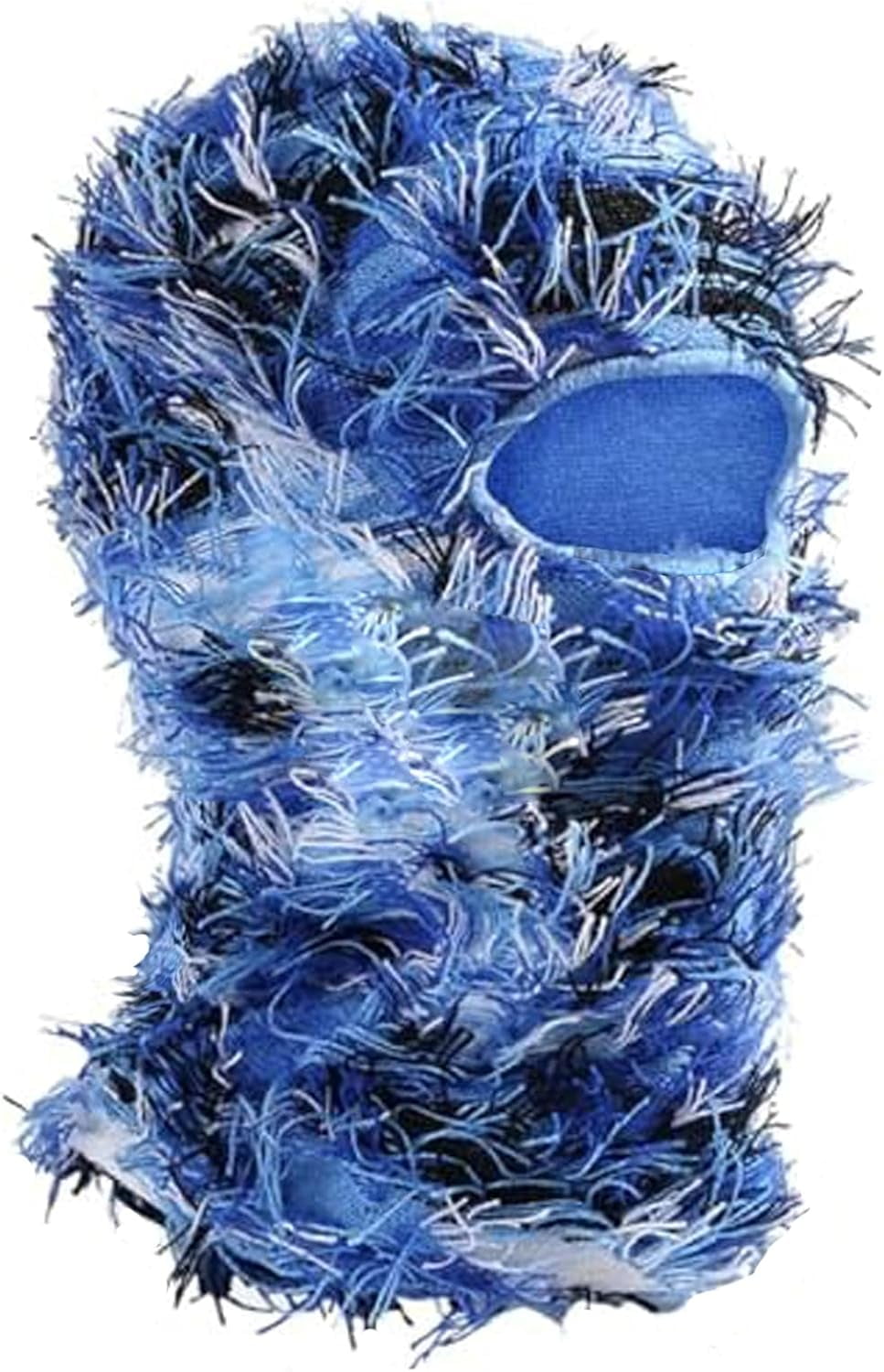 Distressed Balaclava Ski Mask, Knitted Full Face Mask for Men/Women ...