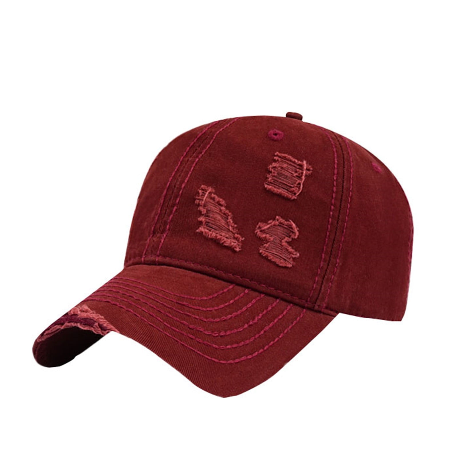 Distressed Baseball Cap Dad Hats for Men Vintage Washed Cotton Trucker ...