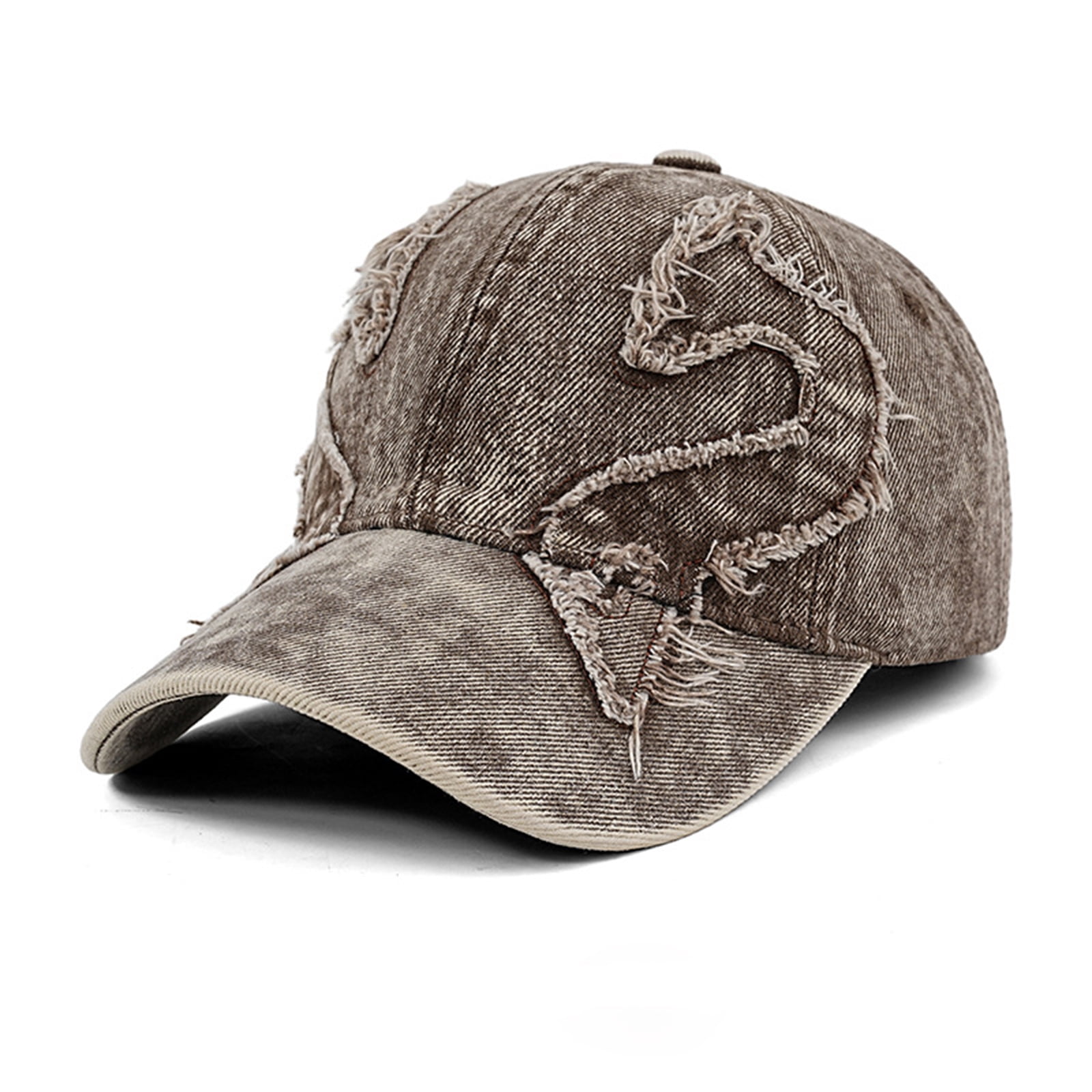 Distressed Baseball Cap Jean Hat Vintage Baseball Cap Denim Hats for ...