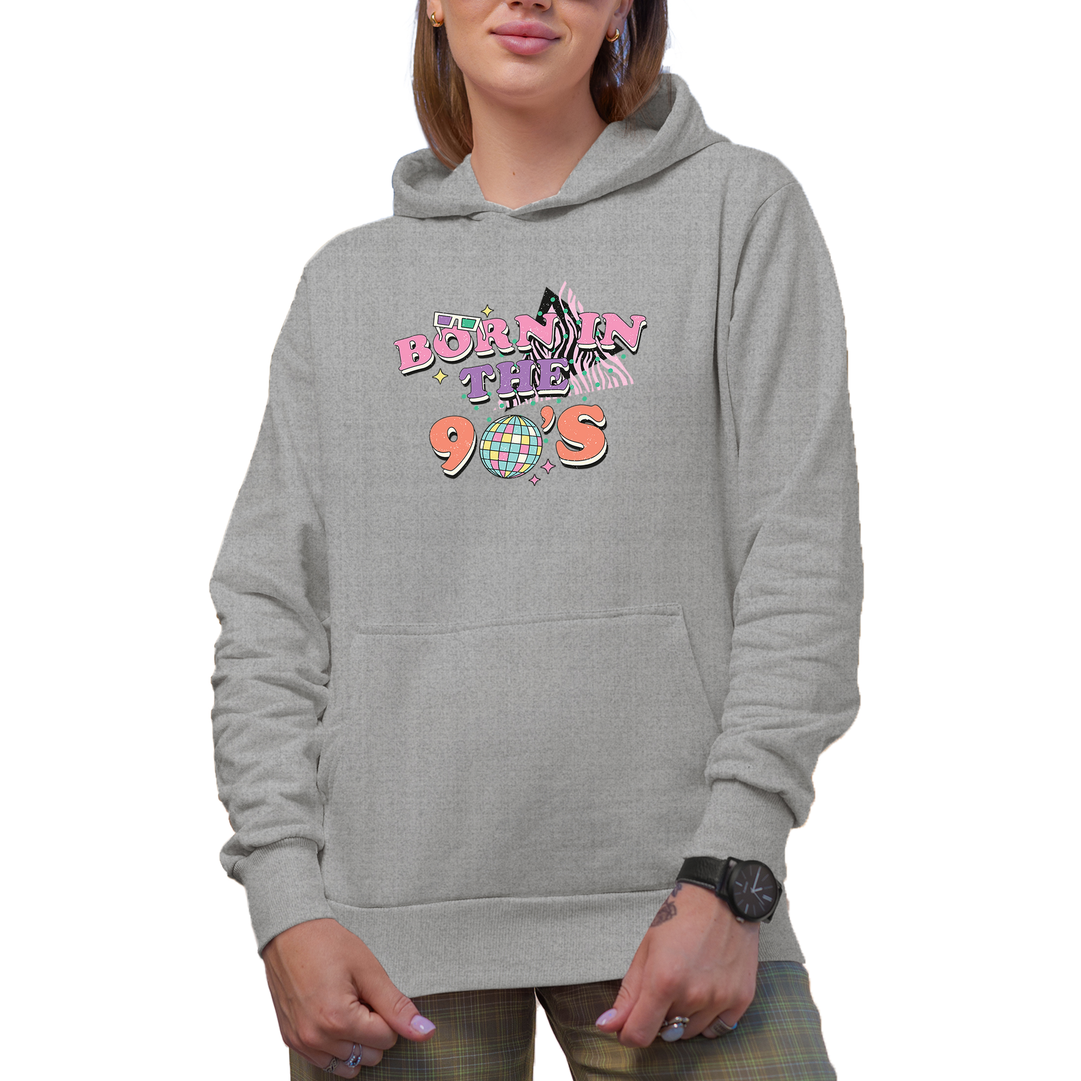 Distressed Born in the 90s - Retro or Millennial Art Merch Gift ...