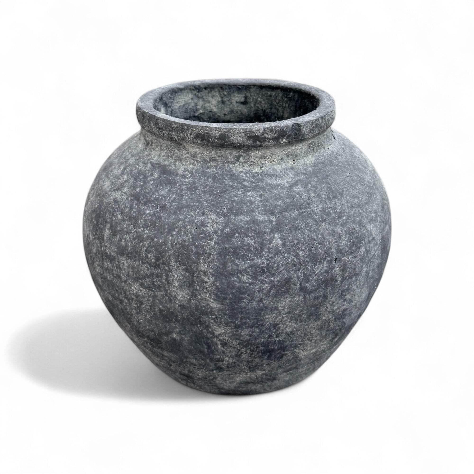 Distressed Charcoal Terracotta Clay Vase - Walmart.com