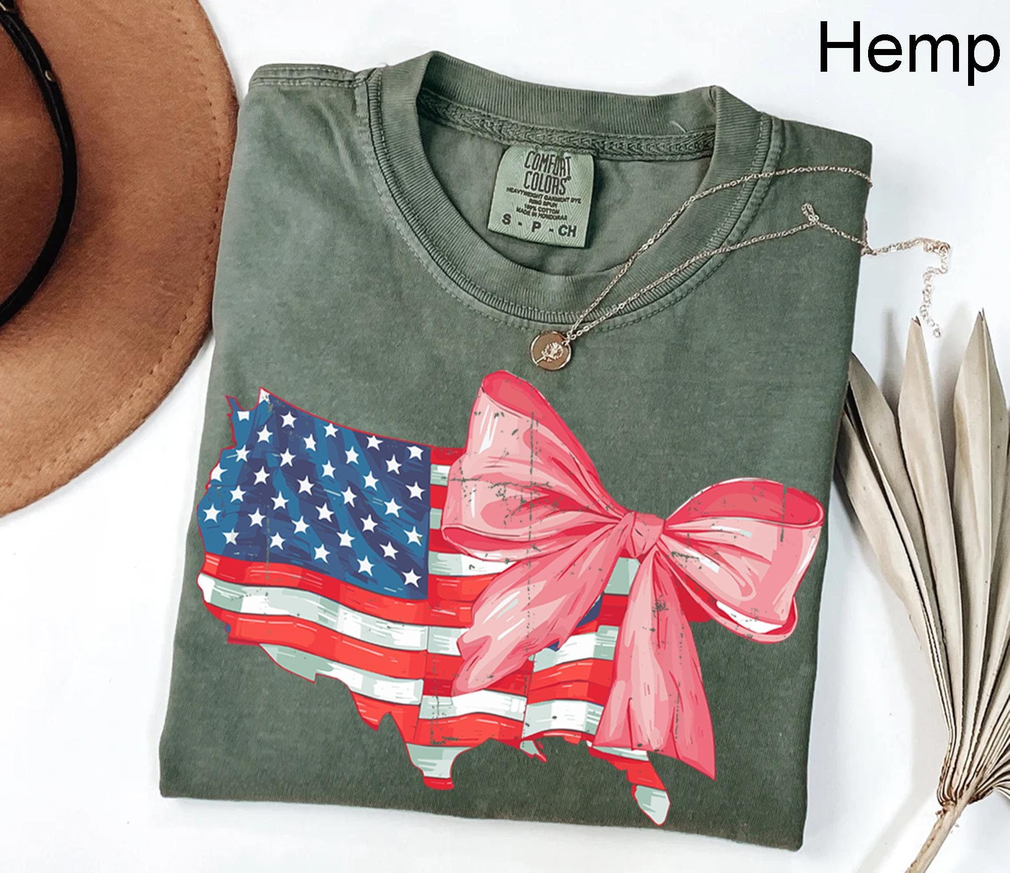 Distressed Coquette Flag Shirt, 4th Of July Star Shirt, Shirt ...