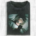 Distressed Crying Doll Graphic Shirt Tired Expression Dark Streetwear ...