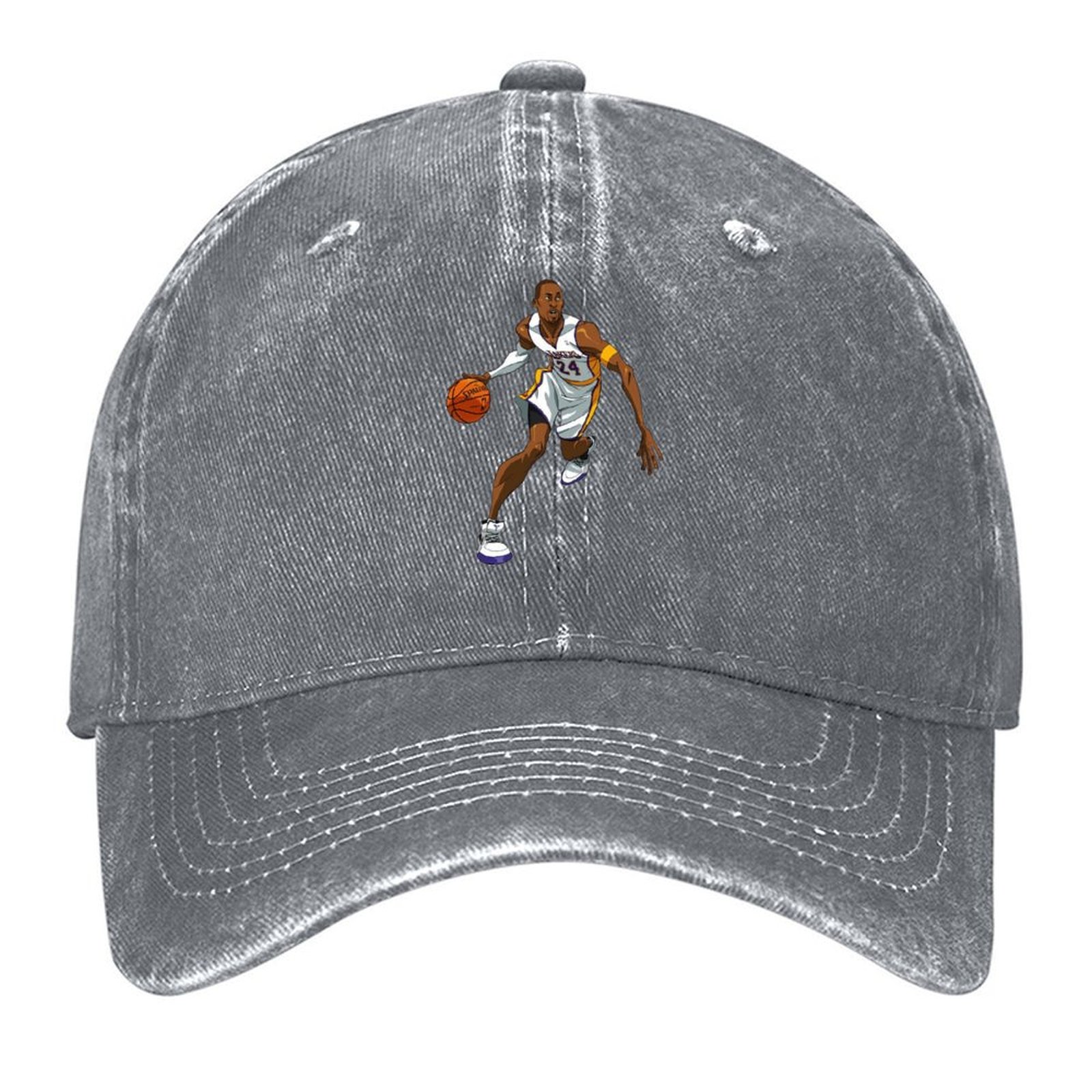Distressed Denim Doodle Baseball Cap - Washed Vintage Hip Hop Hat for ...