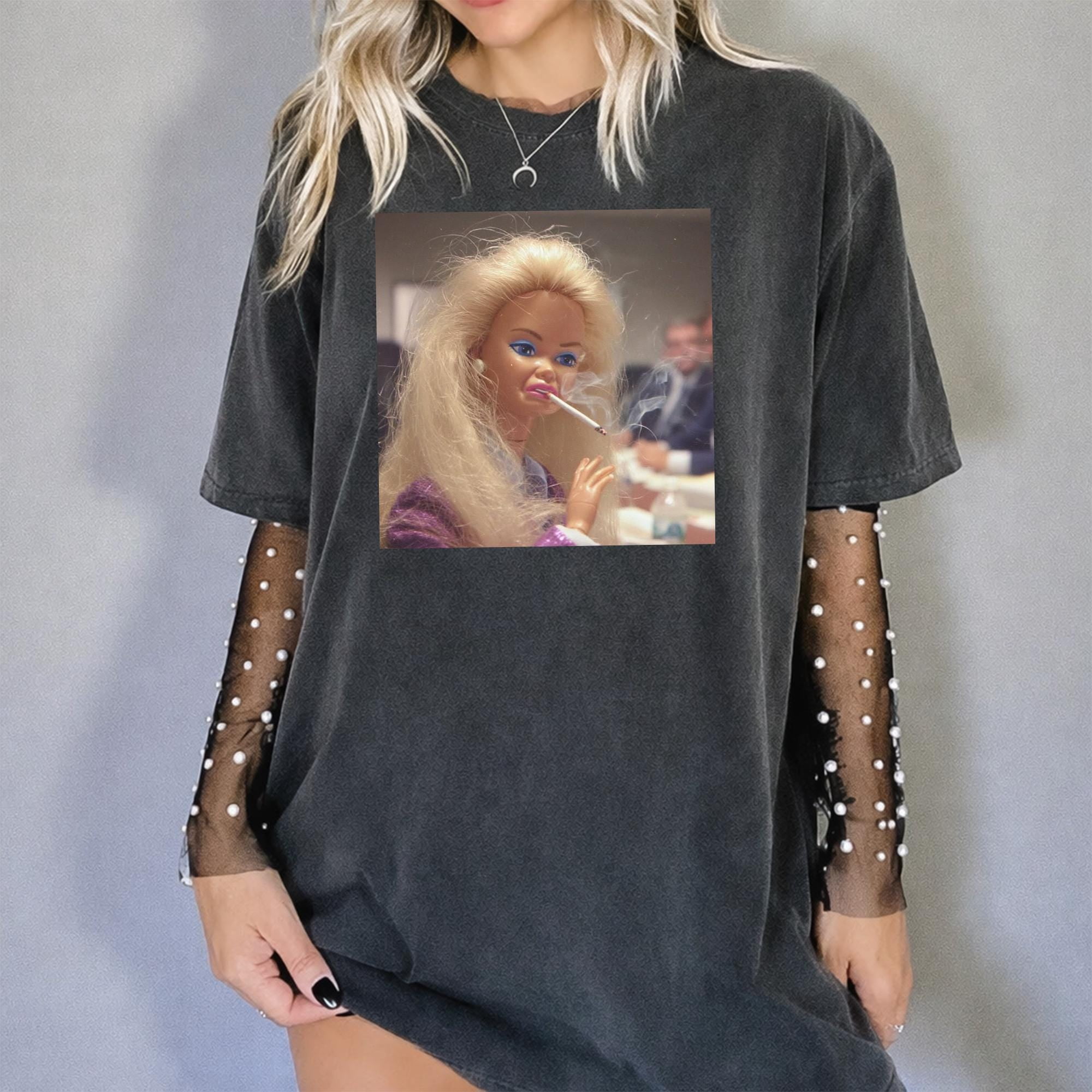 Distressed Doll Funny Meme Shirt, Unhinged Inappropriate Shirts ...