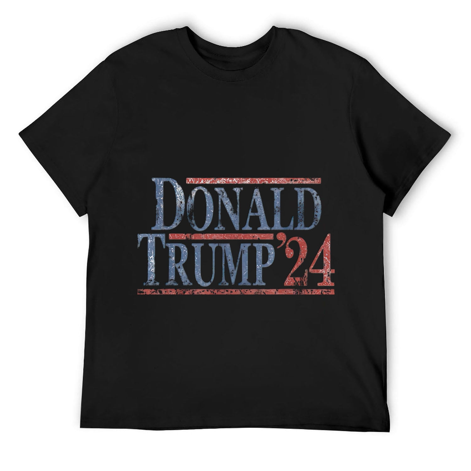 Distressed Donald Trump 2024 T-Shirt - Walmart.com