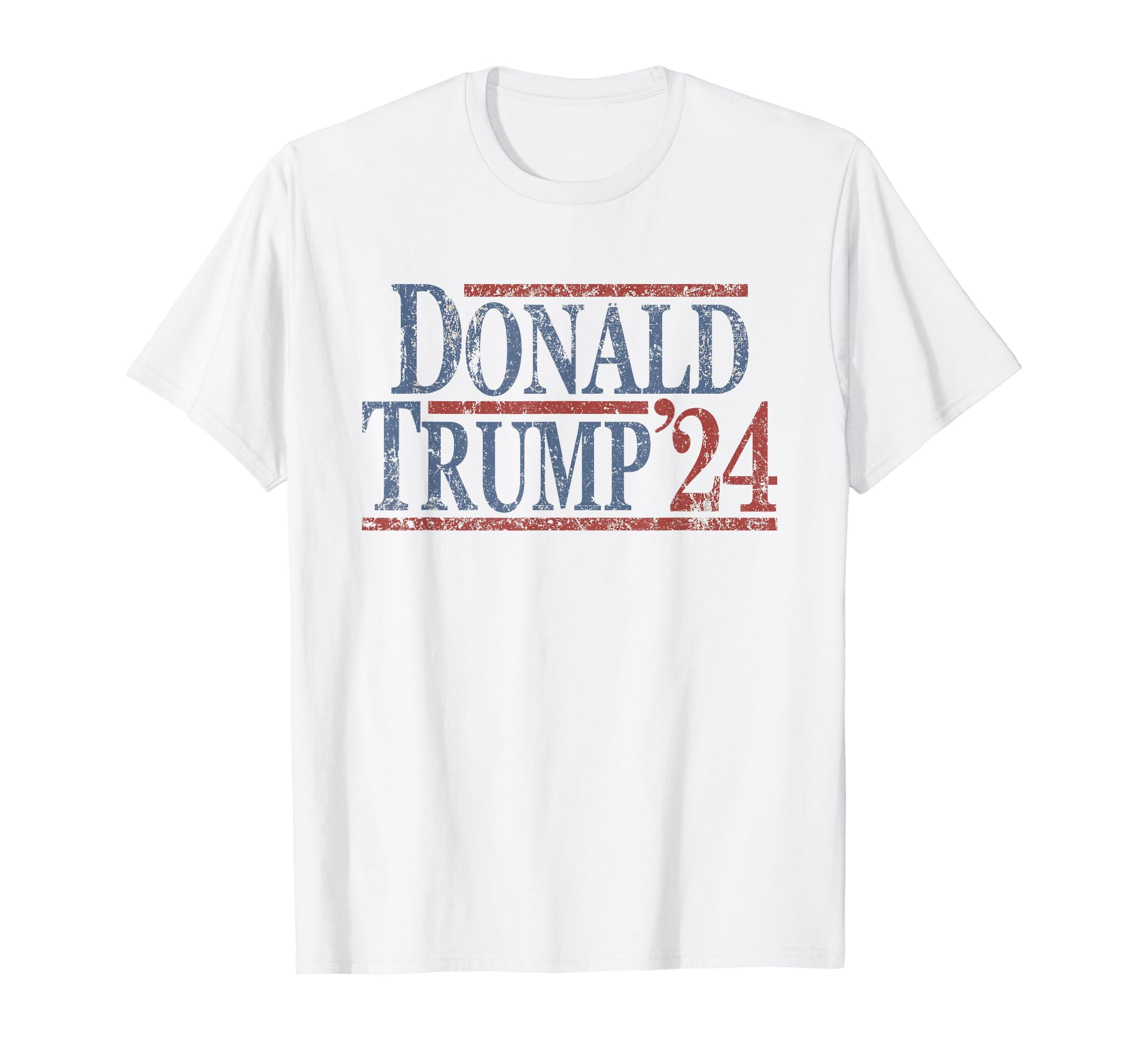 Distressed Donald Trump 2024 T-Shirt - Walmart.com