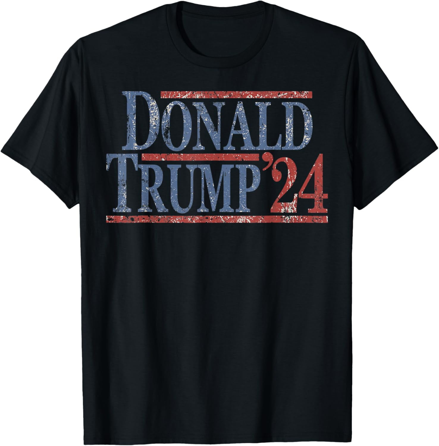 Distressed Donald Trump 2024 Vintage T-Shirt - Walmart.com