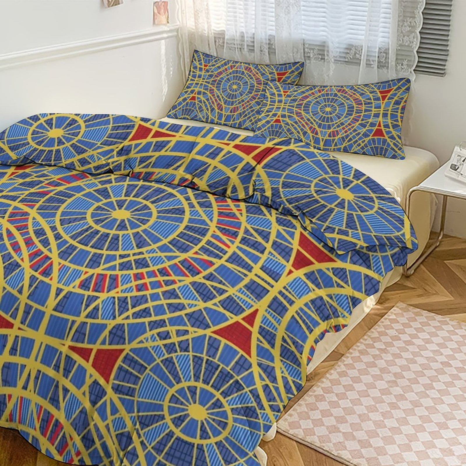 Distressed Dragoncon Marriott 79"x90" 3 Pcs Soft Bedding Set Includes 1 ...