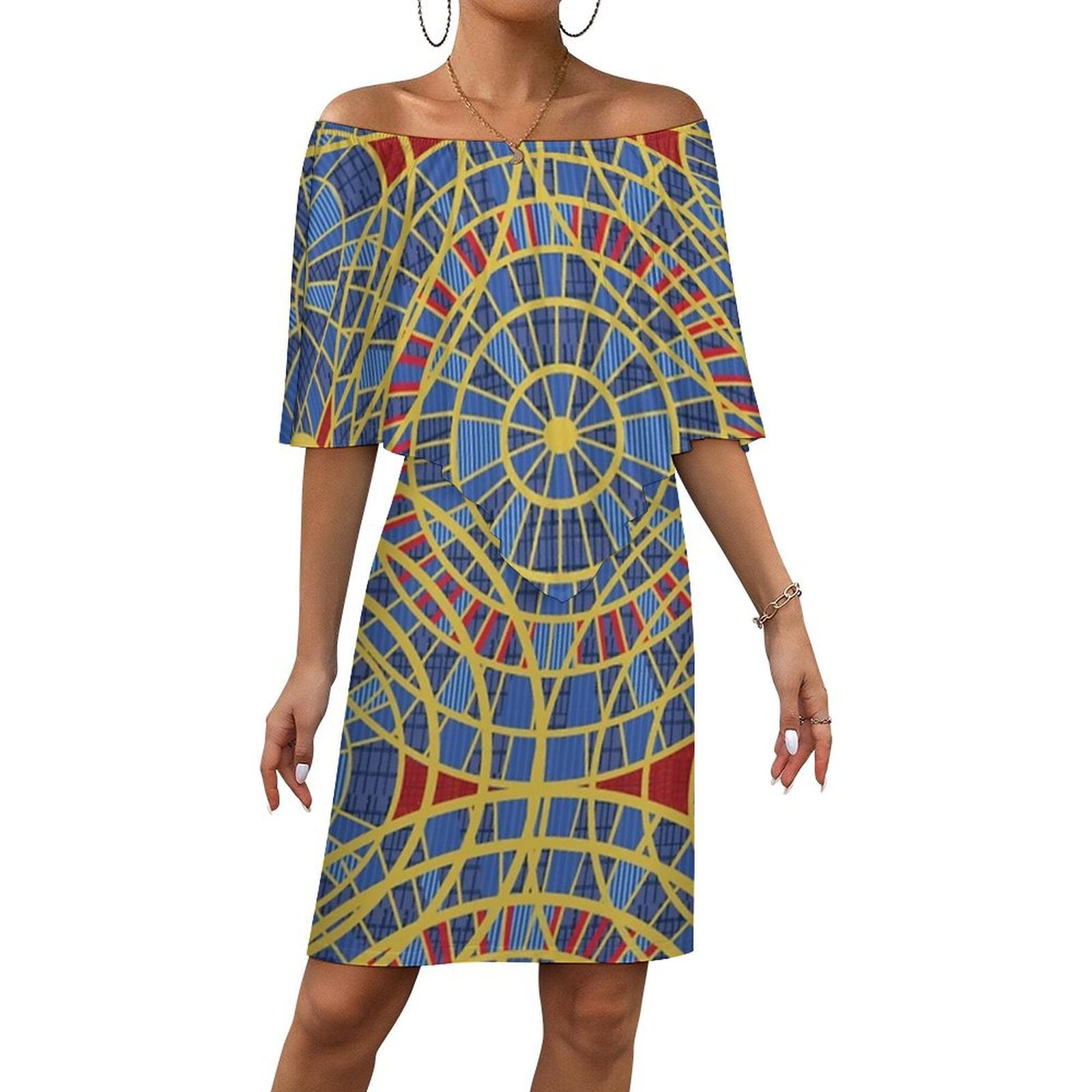 Distressed Dragoncon Marriott Carpet Pattern with Extrusion Women's Off ...