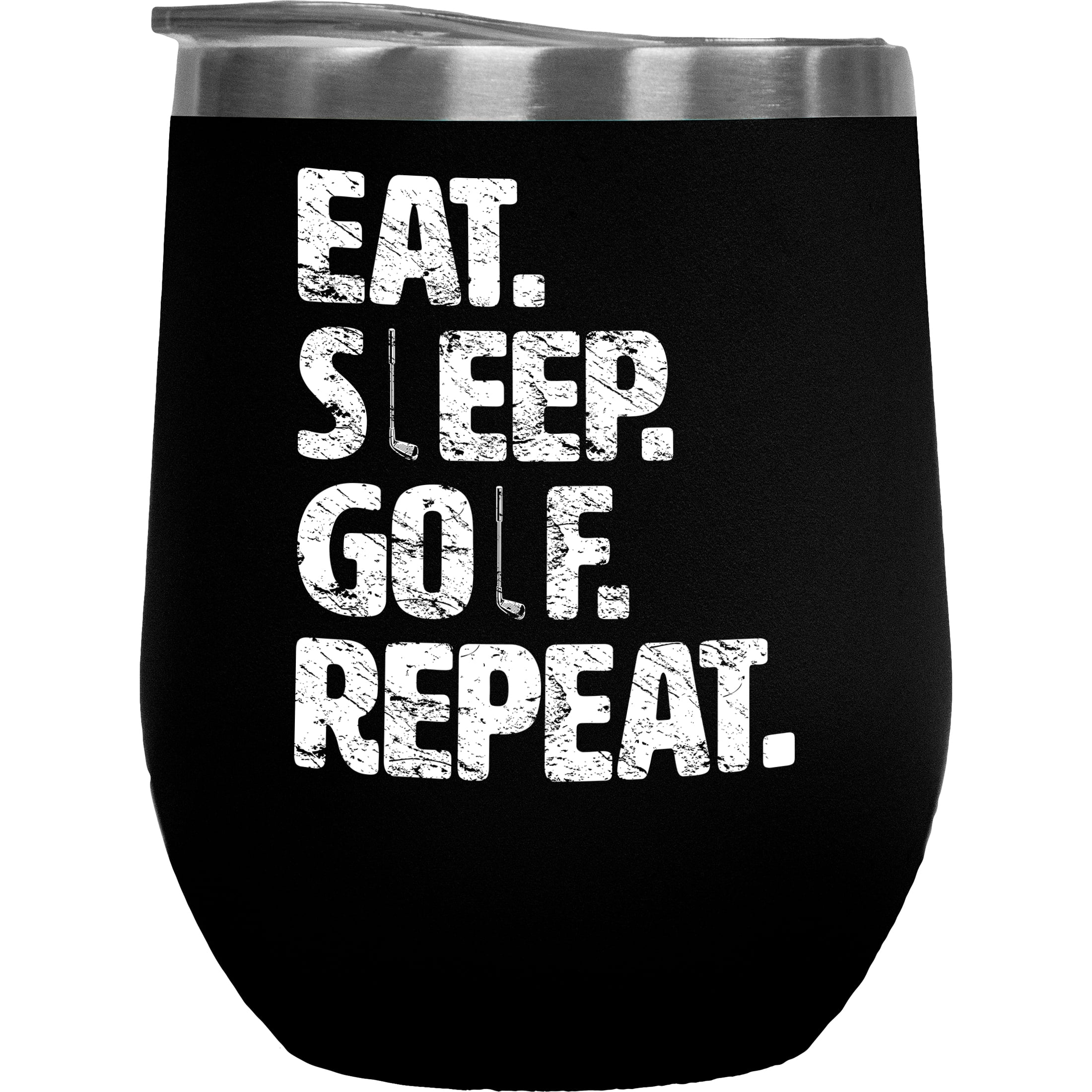 Distressed Eat, Sleep, Golf, Repeat with Clubs, Golf Player, Golfing or ...