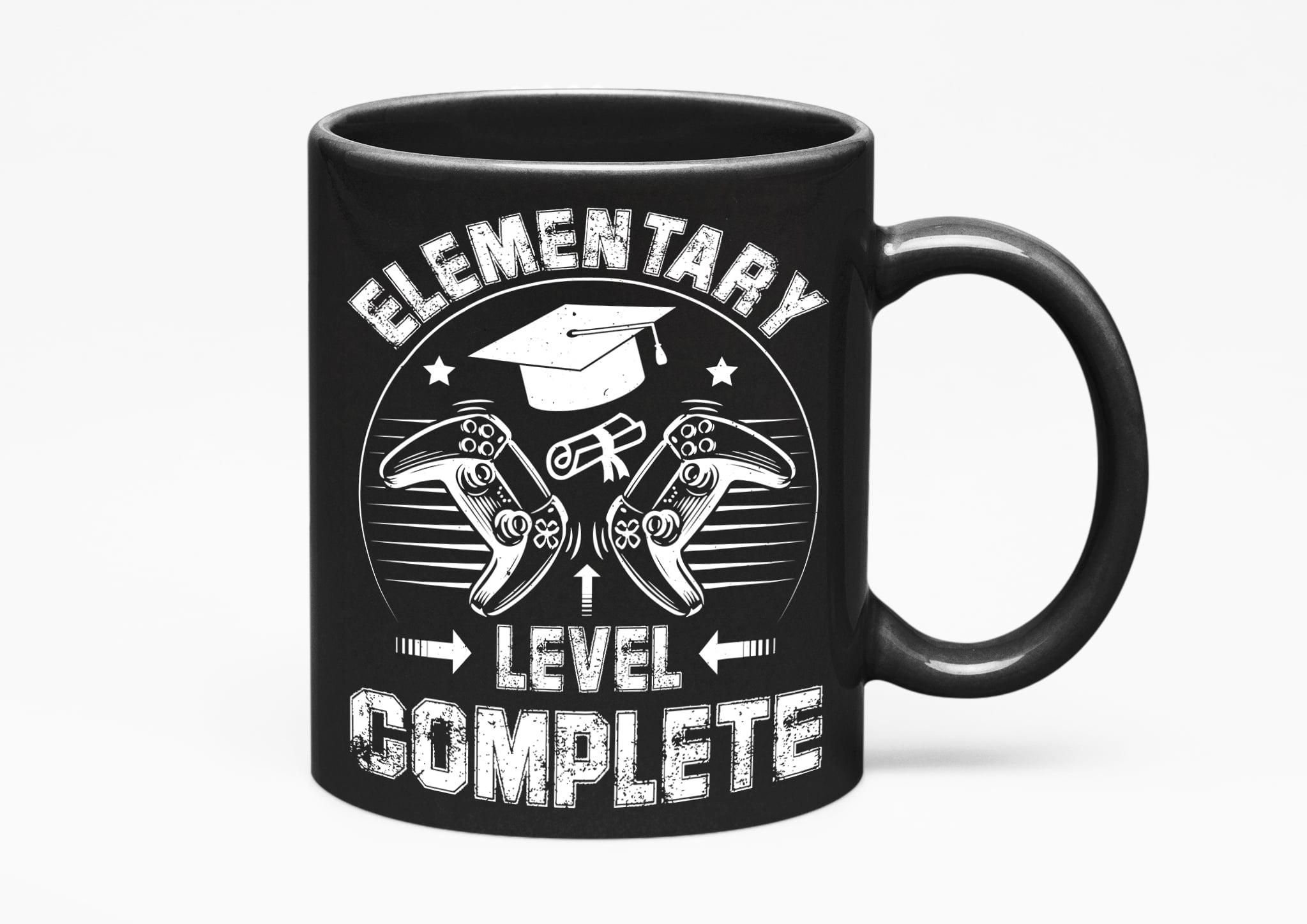 Distressed Elementary Level Complete - Gamer Student Graduation with ...