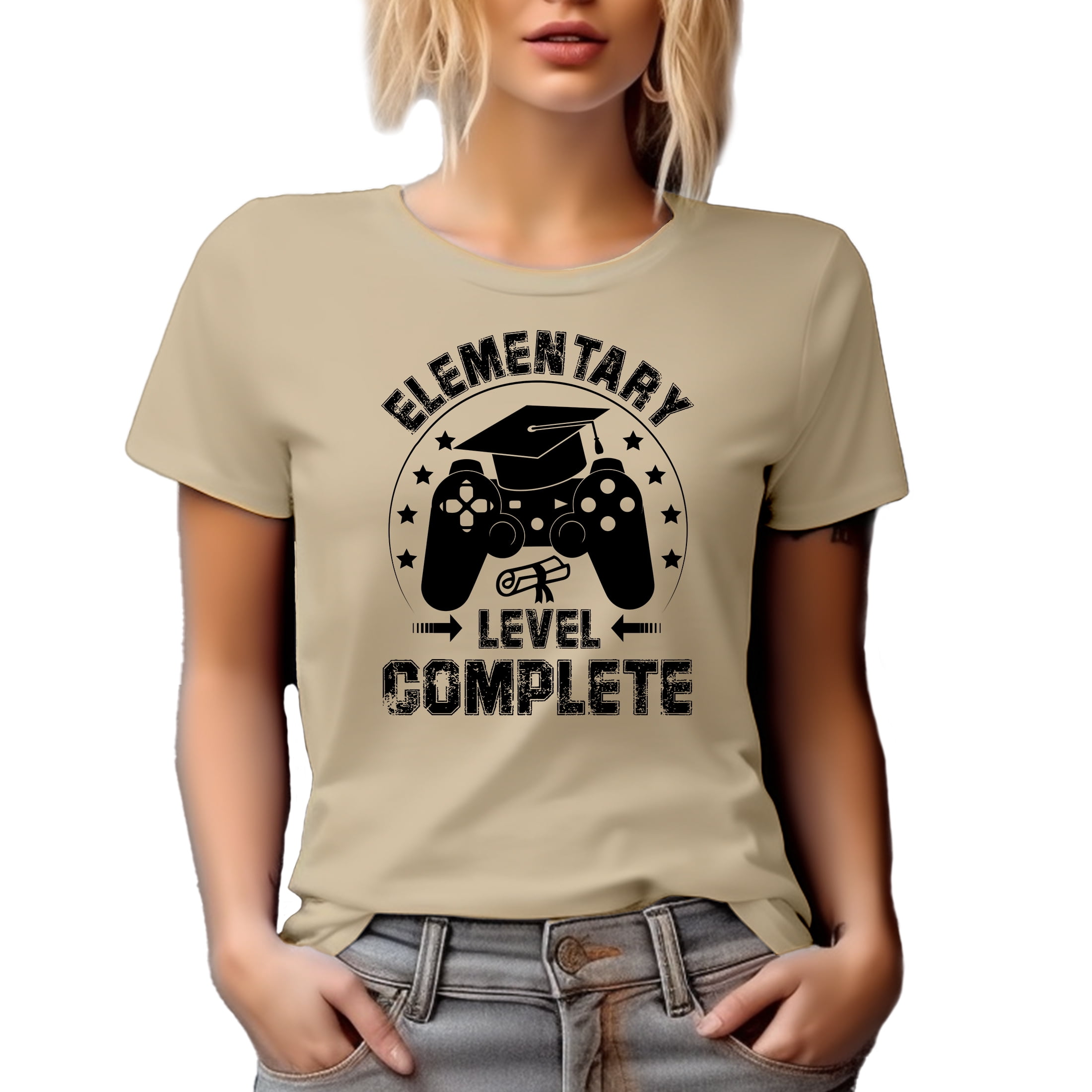 Distressed Elementary Level Complete, Gamer Student Graduation with ...