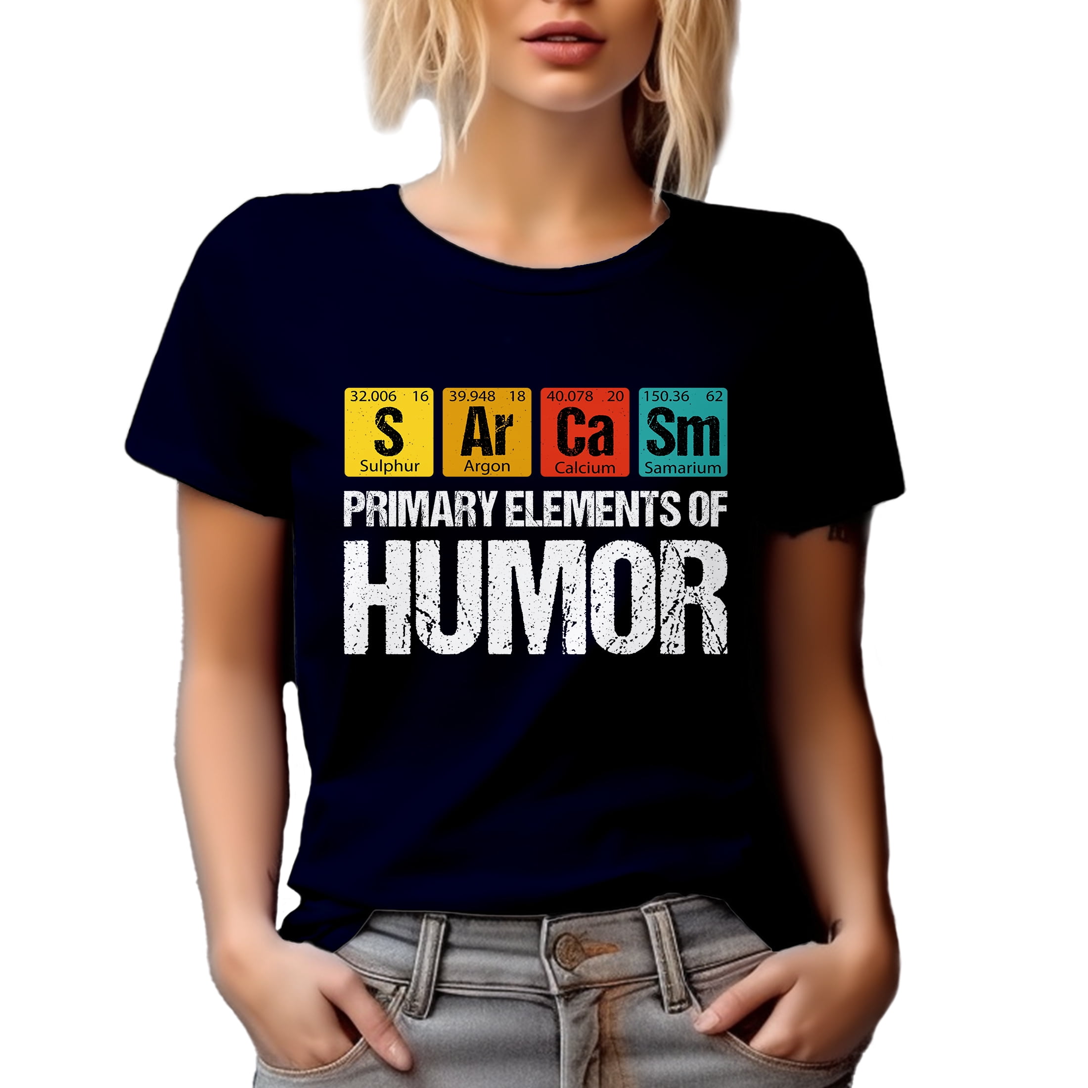 Distressed Elements of Humor, Sarcasm, Funny Chemistry Periodic Table ...