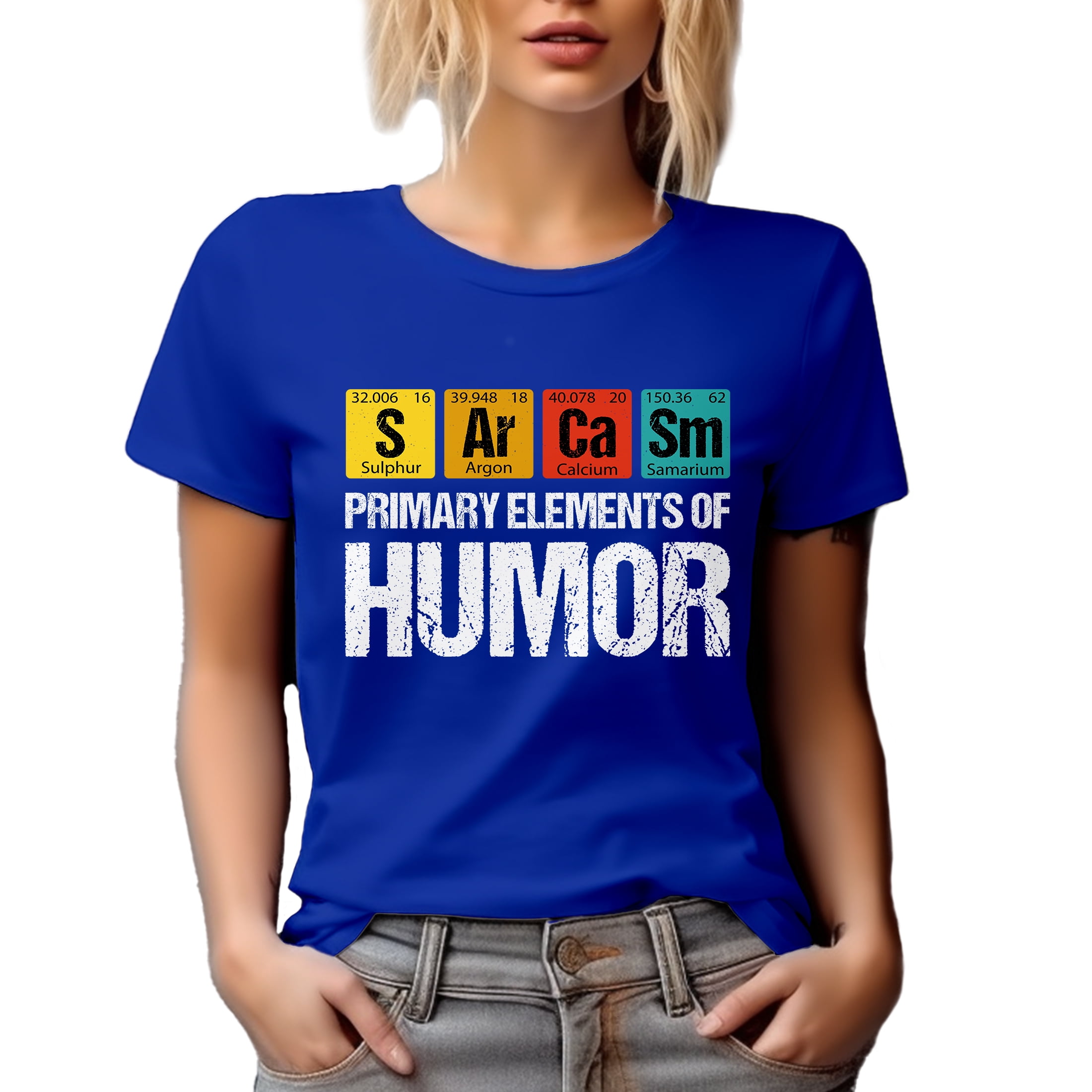 Distressed Elements of Humor, Sarcasm, Funny Chemistry Periodic Table ...