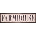Distressed Farmhouse Rustic Metal Tin Wall Decor Sign, 4 x 16 Inch ...