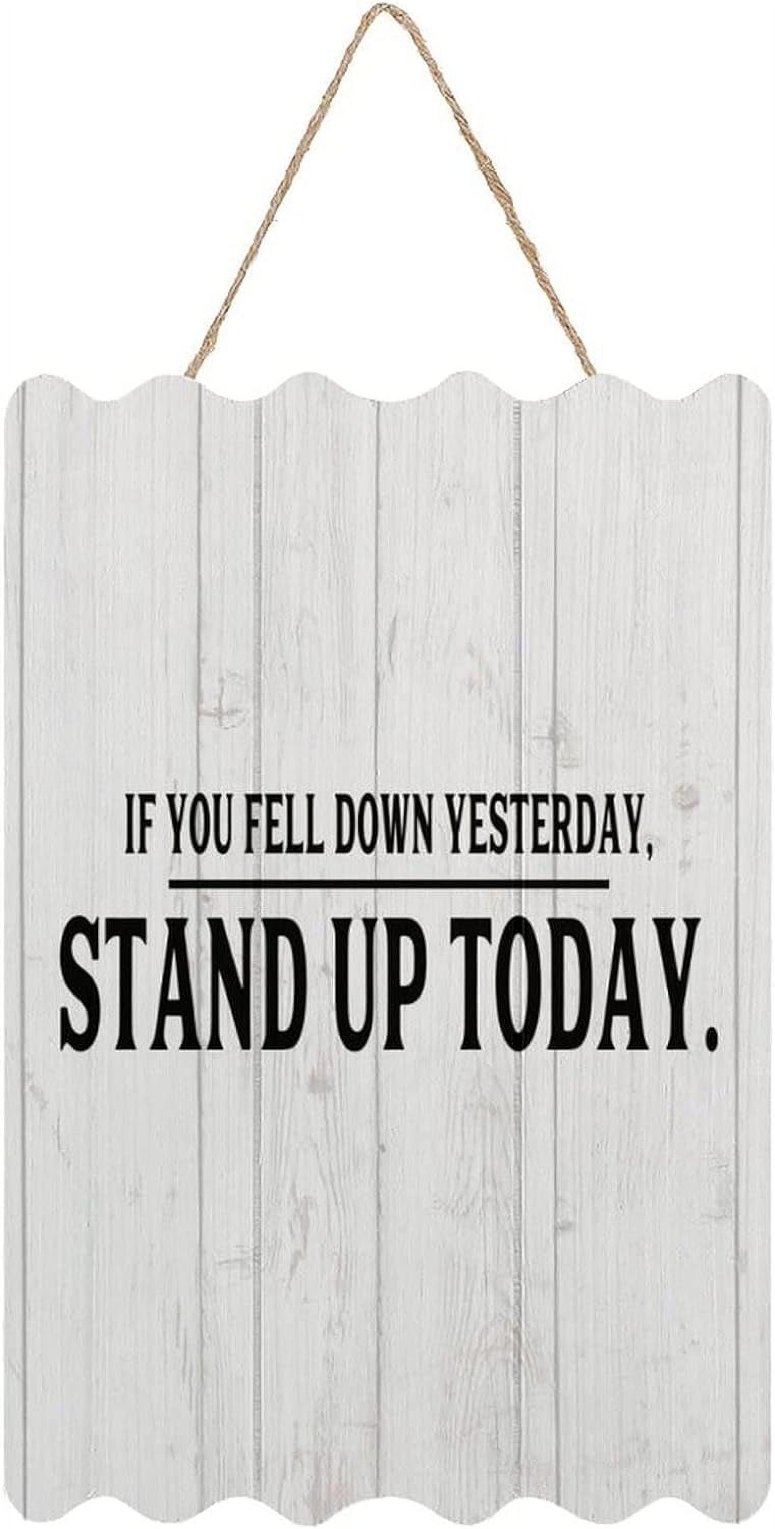 Distressed Farmhouse Table Decor Wooden Plaque 8x12 Inch There's A Way ...