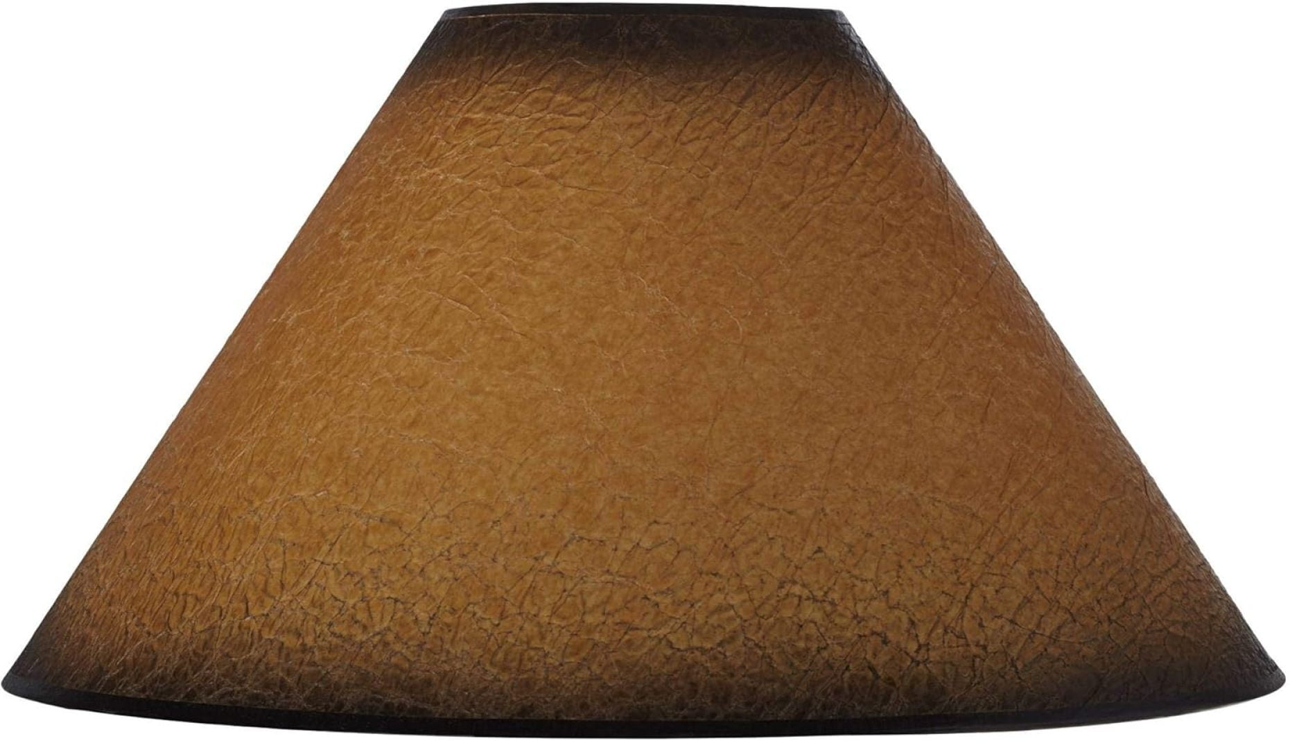 Distressed Faux Paper Large Lamp Shade 6" Top x 19" Bottom x 12" Slant ...