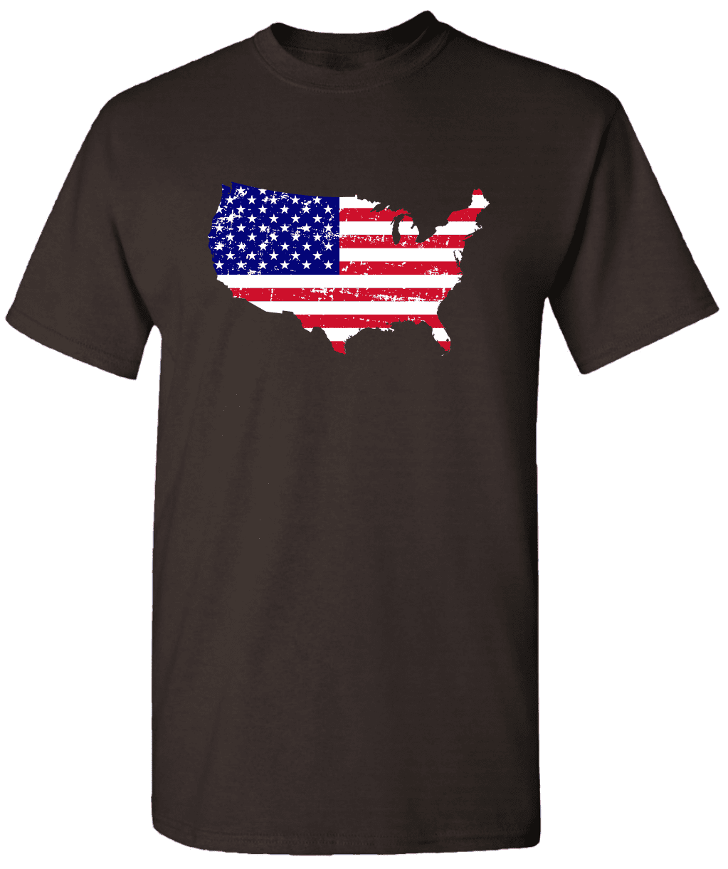 Distressed Flag Usa Graphic Shirts American Flag Shirt Styles Usa ...