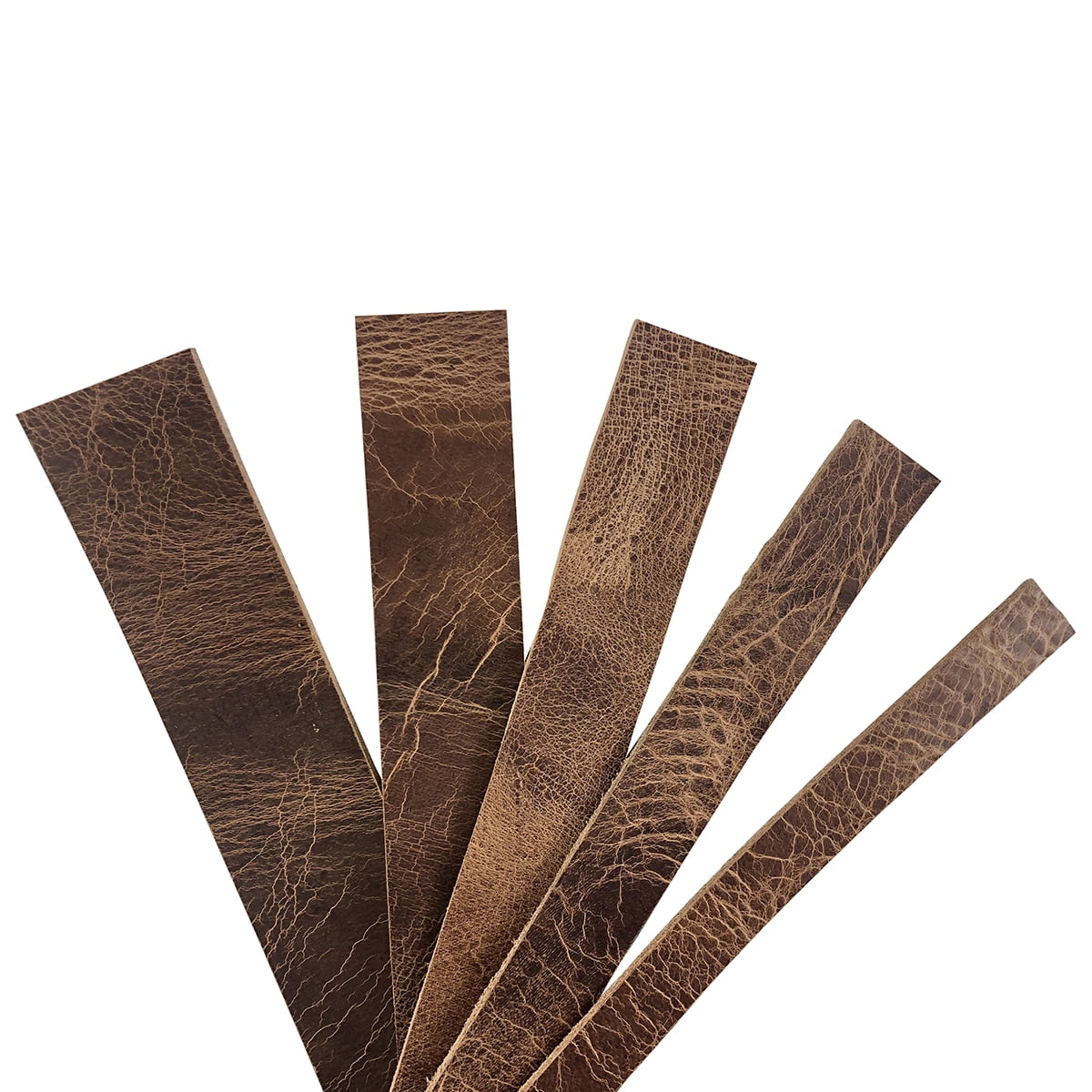 Distressed Full Grain Buffalo Leather Strips 8/9 ounce 3/4" (19mm ...