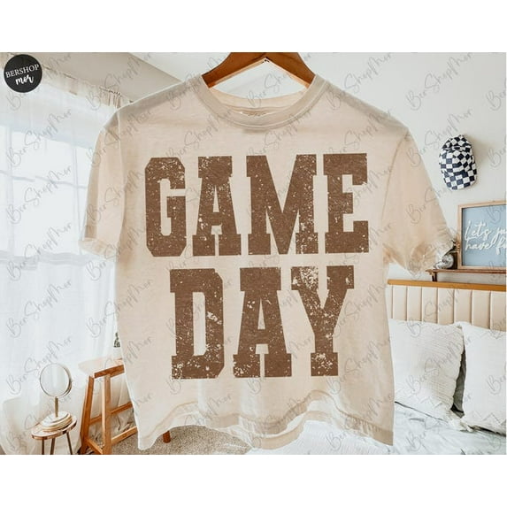 Distressed Game Day Bow , Game Day Football , Preppy Football Shirt ...