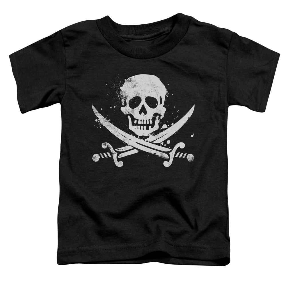 - Distressed Jolly Roger - Toddler Short Sleeve Shirt - 3T - Walmart.com