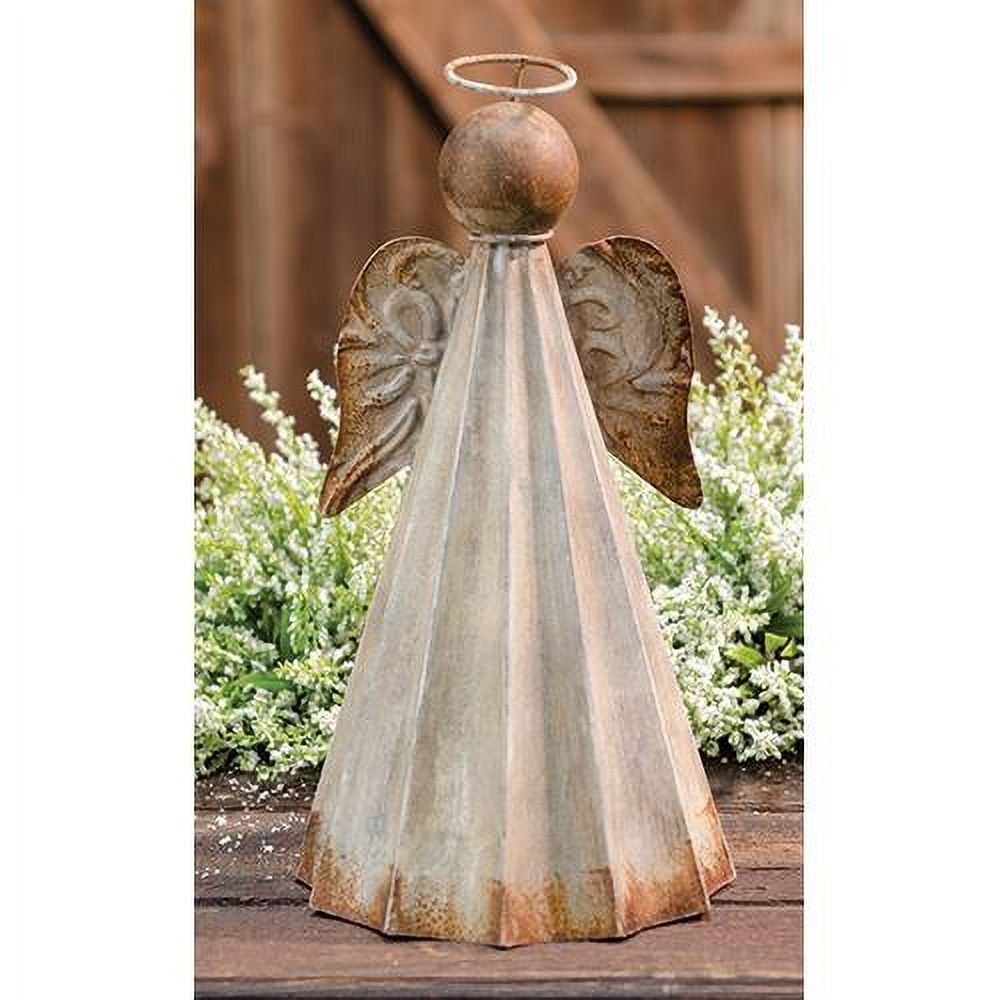 Distressed Metal Angel 11" - Walmart.com