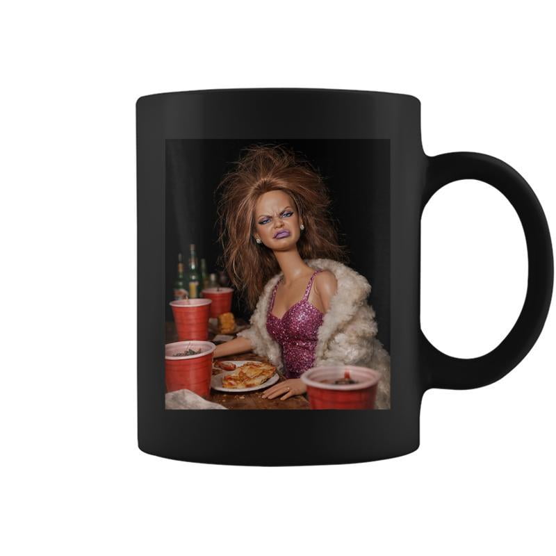 Distressed Party Doll Face Meme Coffee Mugs - Walmart.com