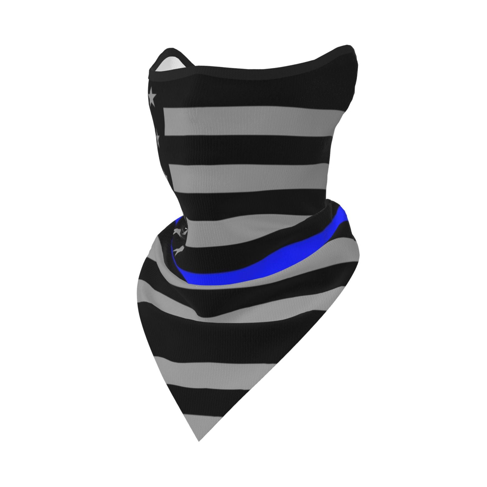 Distressed Police Style Usa Flag Bandanas Headband Quick Dry Protection ...