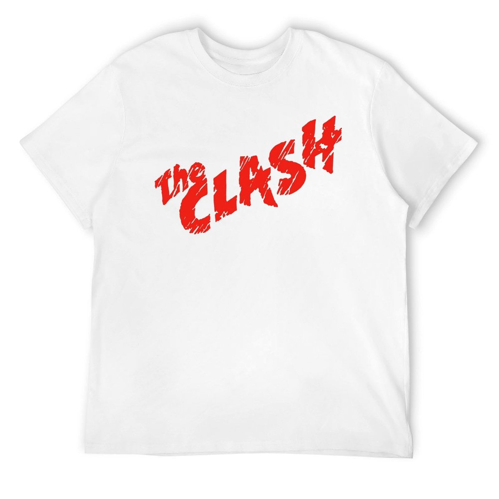 Distressed Punk Rock Logo T-Shirt - Vintage Scratched Graphic Tee for ...