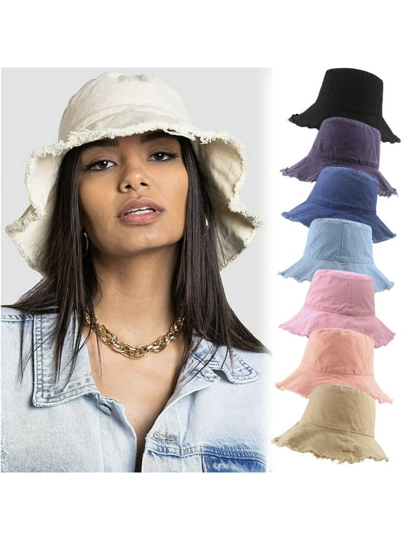 Cotton Bucket Hats Cotton Green Hat Bucket Hat For Summer Travel Beach Sun Hat,Orange Polyester ...