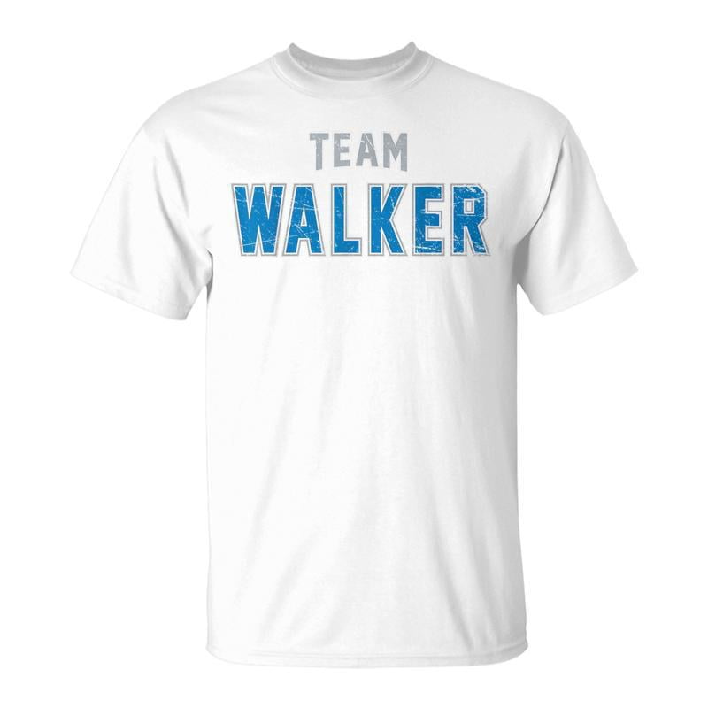 Distressed Team Walker Surname Proud Family Last Name TShirt - Walmart.com