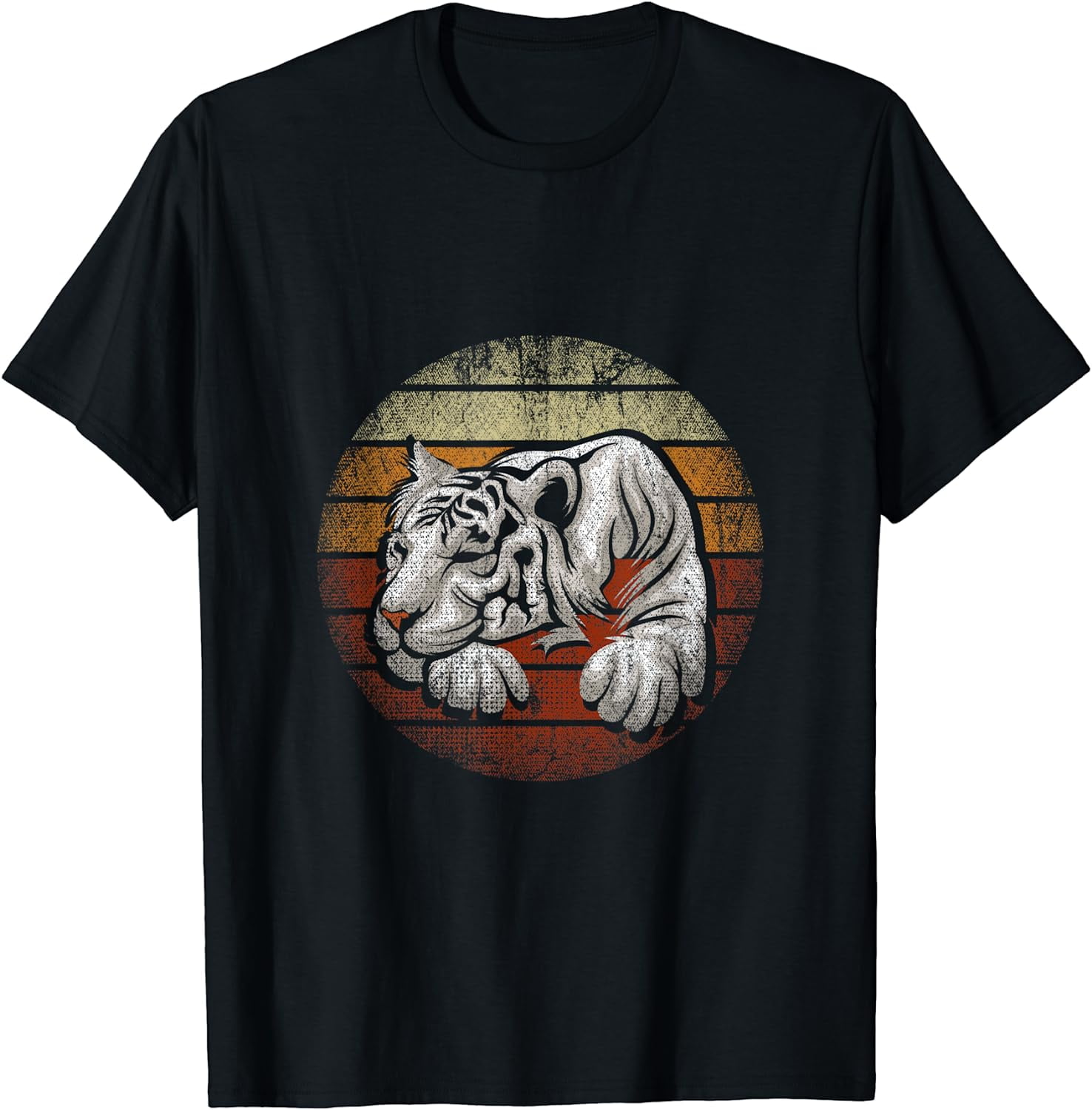 Distressed Tiger T-Shirt - Walmart.com
