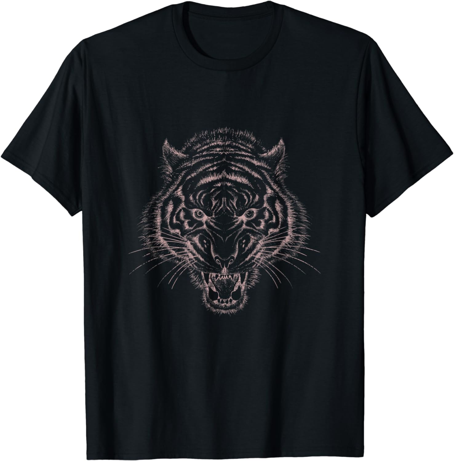 Distressed Tiger T-Shirt - Walmart.com