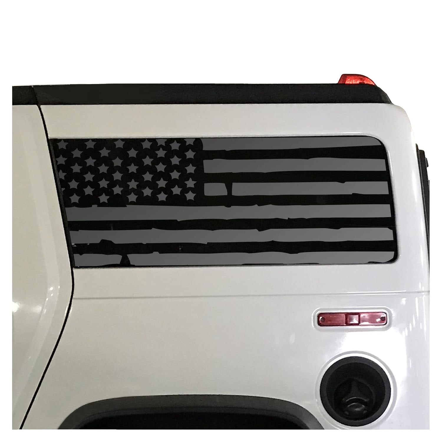 Distressed USA Flag Decals For 2002-2009 Hummer H2-3rd Windows - Custom ...