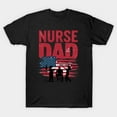 Distressed USA Flag Nurse Dad Patriotic Father's Day - Great Gift Idea ...