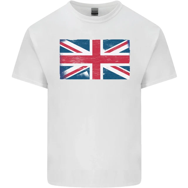 Distressed Union Jack Flag Great Britain T-Shirt - Walmart.com